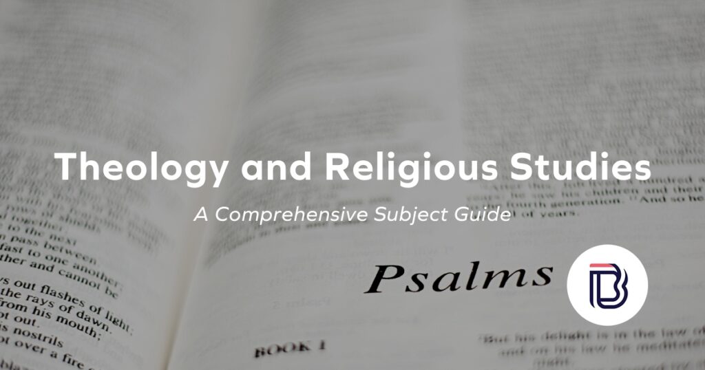 Theology And Religious Studies: A Comprehensive Subject Guide